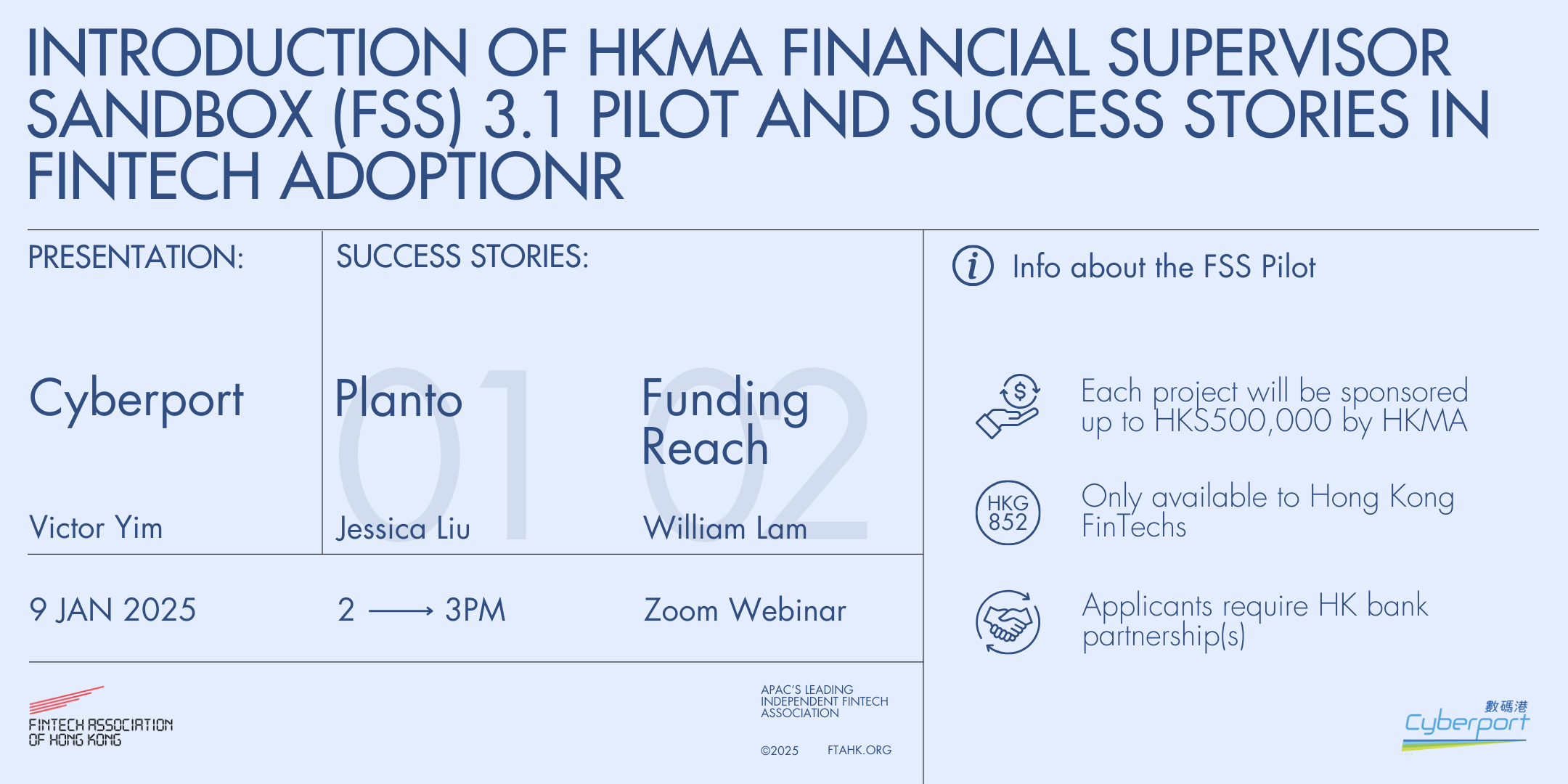 Introduction of HKMA's FSS 3.1 Pilot and success stories in FinTech adoptor | FTAHK